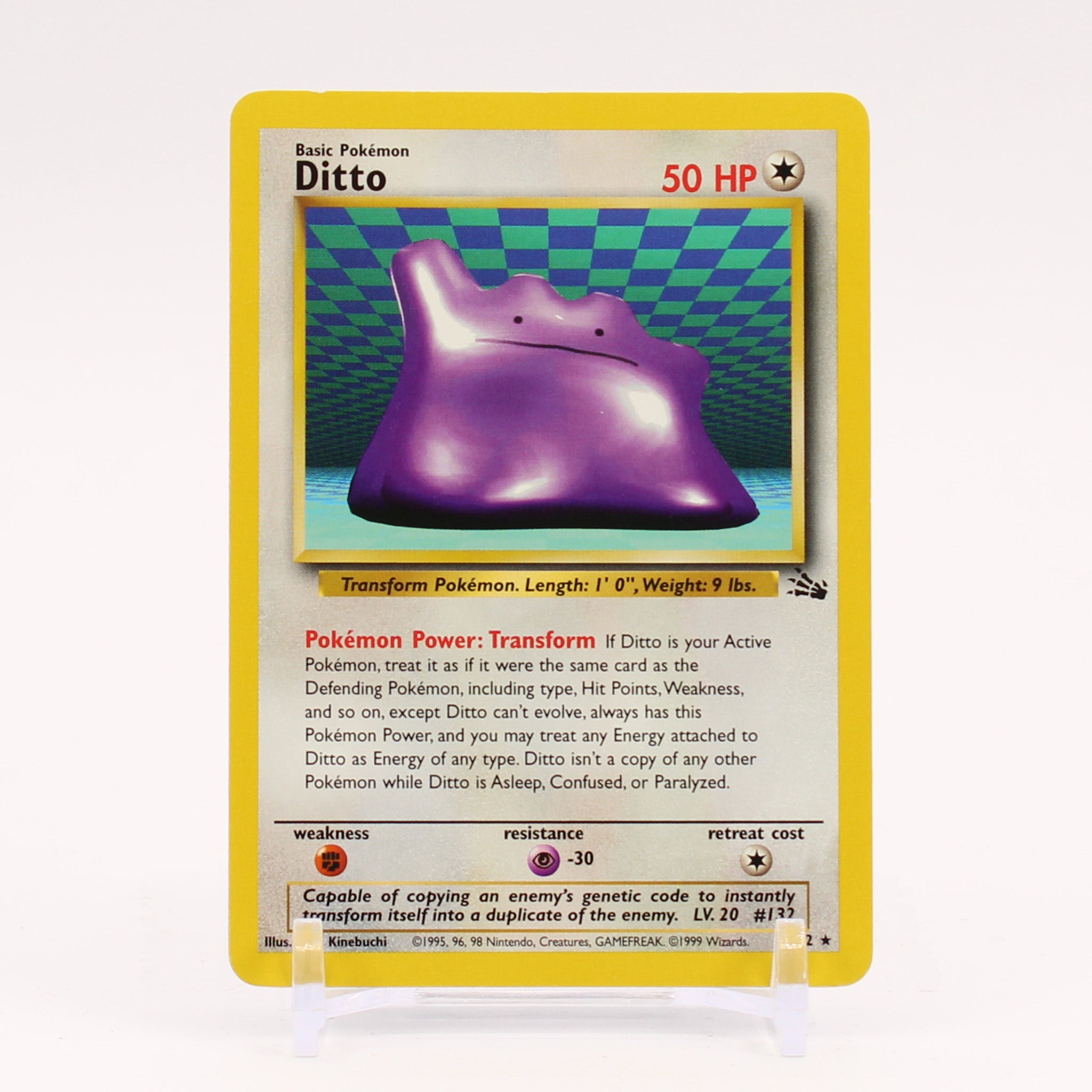 Ditto - 18/62 Fossil Unlimited Rare Pokemon - NM – The PokéTrade Emporium