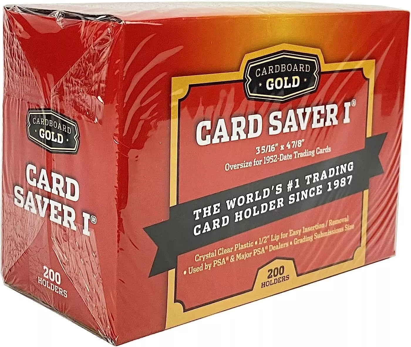 Cardboard Gold Card Saver 1 Semi Rigid Holder - 200 – Key Items ...